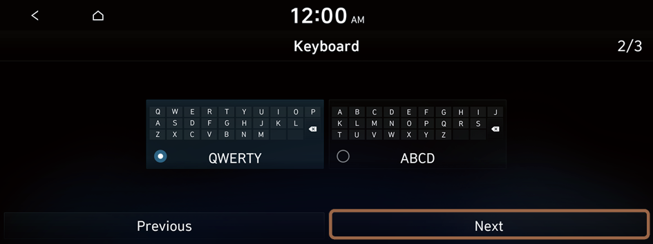 To set the driver's name, press Rename