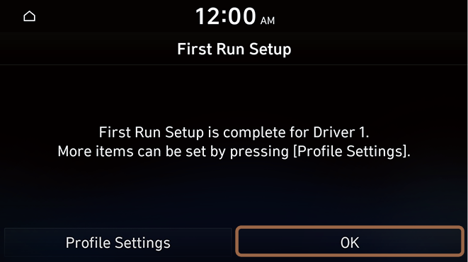 Displays the Home screen.